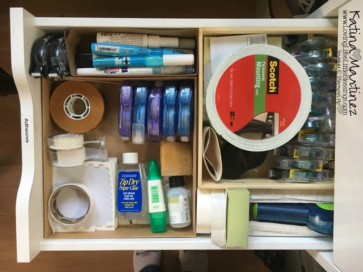 Adhesives Tips, Tricks and Storage Ideas - Katina Martinez